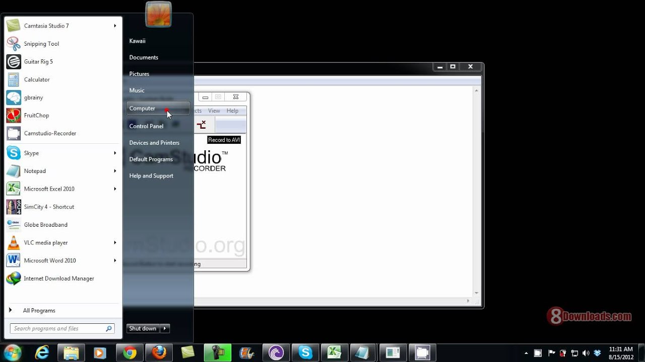 Create instructional videos with Camstudio - YouTube