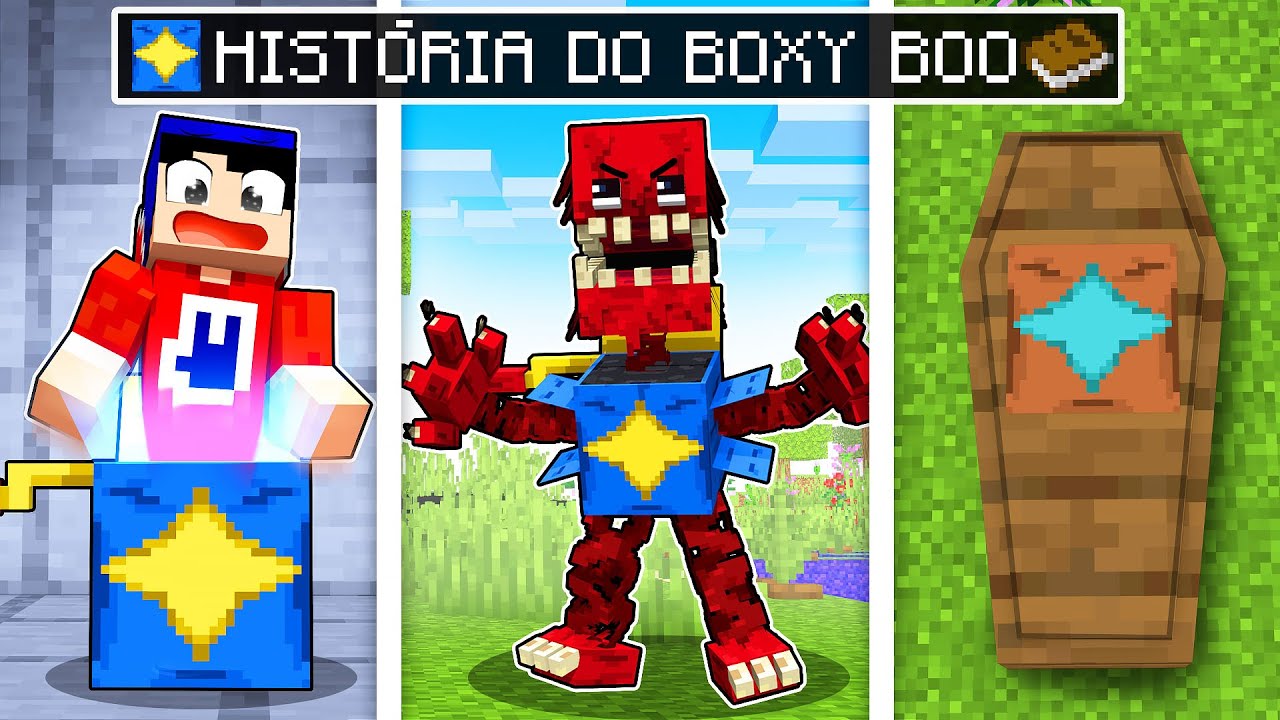 A HISTÓRIA DE VIDA do BOXY BOO no MINECRAFT! - YouTube