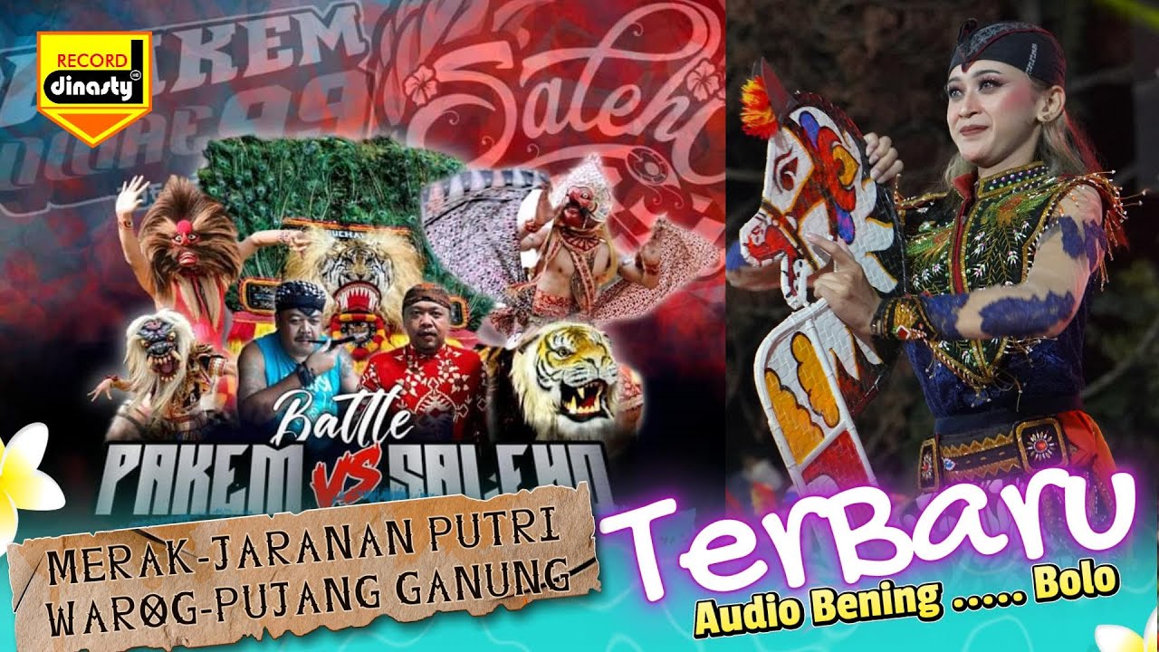 PAKEM VS SALEHO ( 1 SESEN 3 TARIAN ) TARIAN MERAK,JARANAN PUTRI,WAROG,PUJANGGANUNG - YouTube