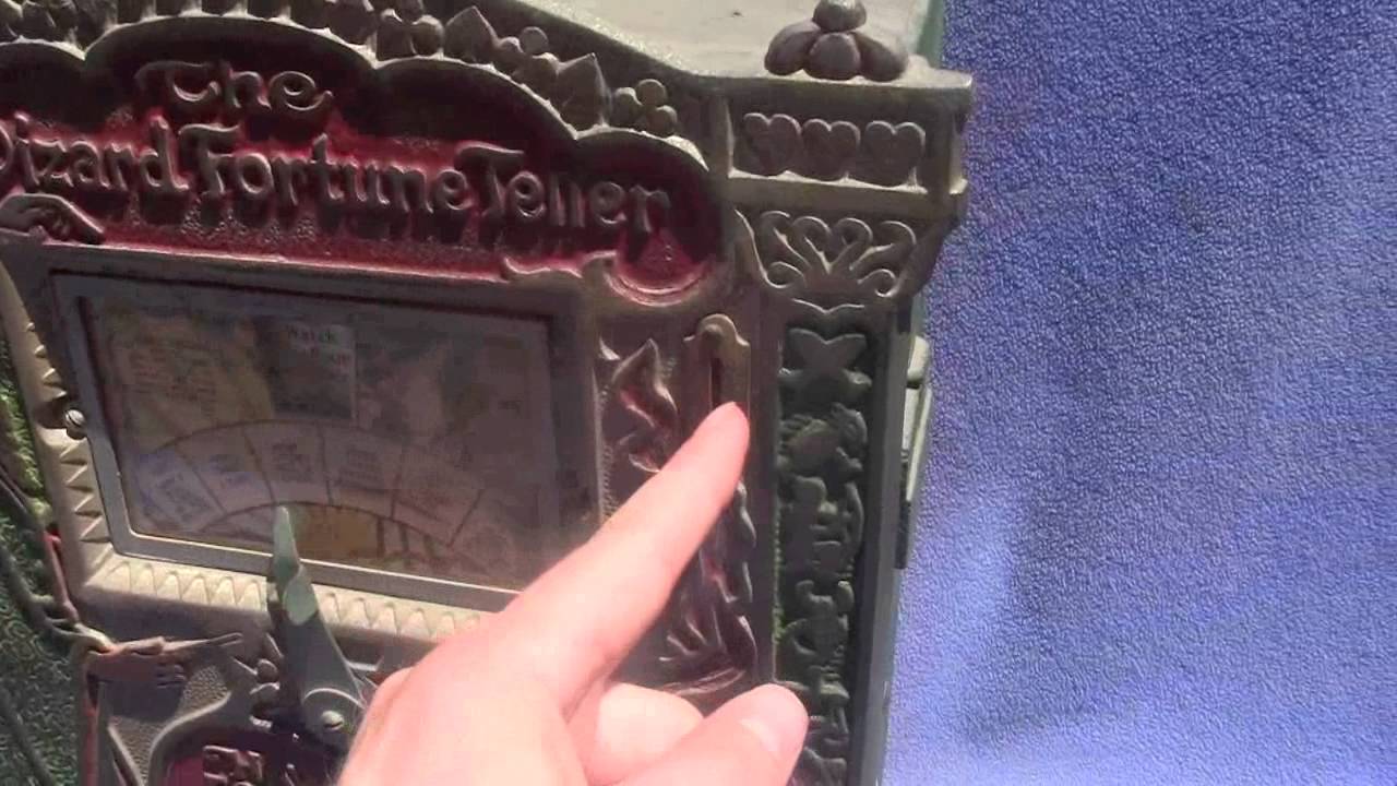 Original Mills The Wizard Fortune Teller - YouTube