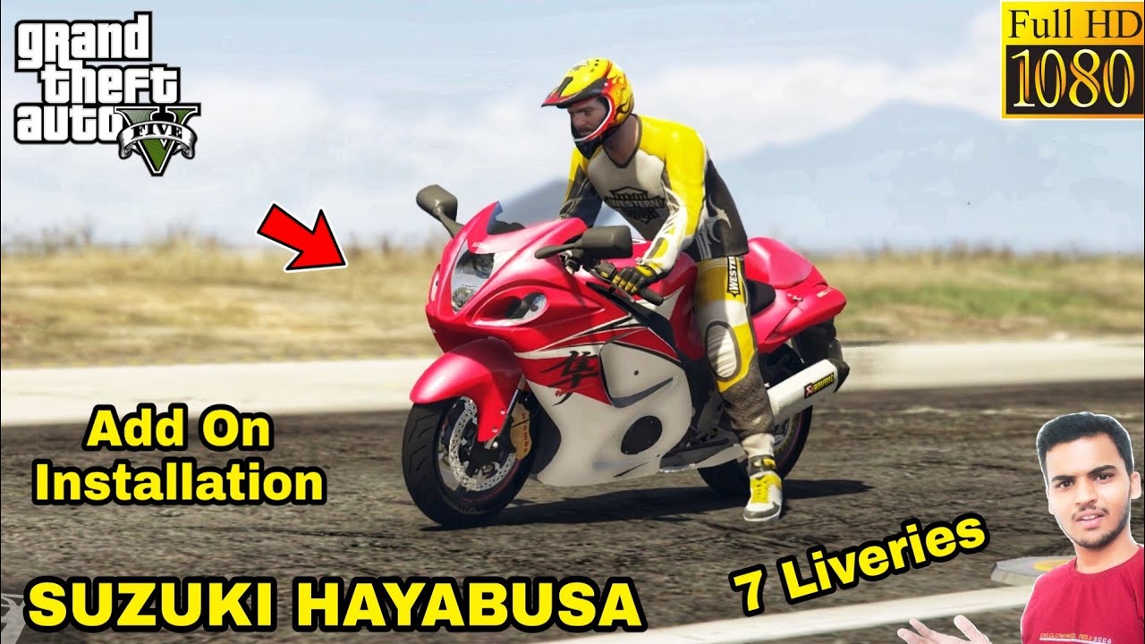 GTA 5 : HOW TO INSTALL SUZUKI HAYABUSA BIKE MOD🔥🔥🔥 - YouTube
