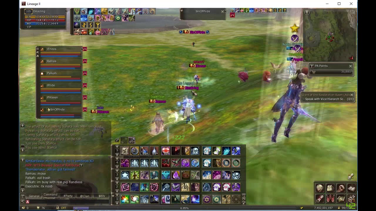 Lineage 2 Core - Feoh STS - 7v7 - YouTube