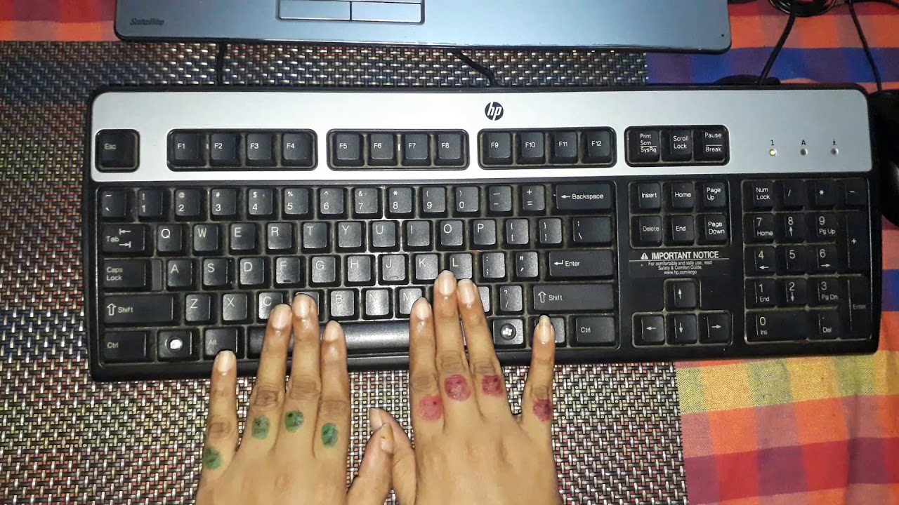 Keyboard Typing Tutorial For KIDS - Part 1-ii - YouTube