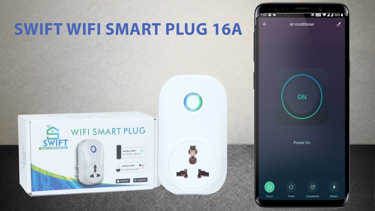 Swift Smart Plug 16A Installation & Features - YouTube