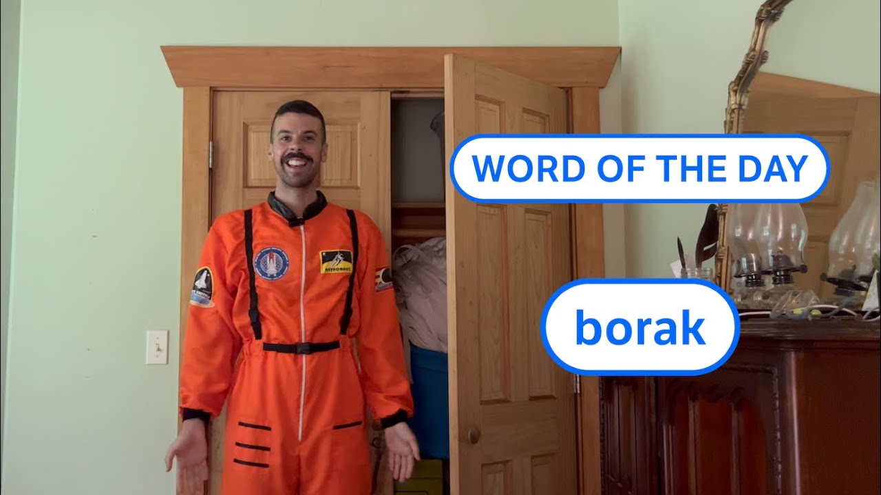 Dictionary.com's Word of the Day: borak - YouTube