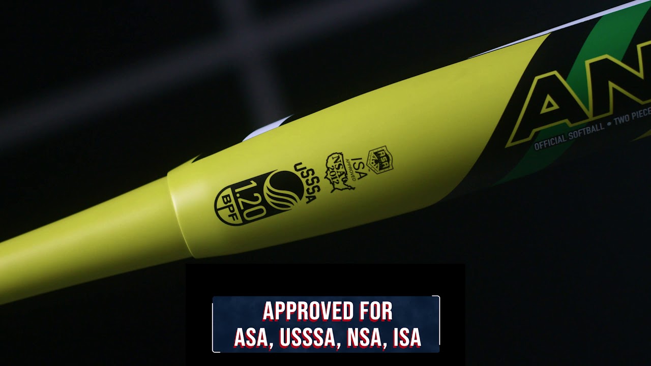 Anderson Bat 2020 Ambush Composite Slowpitch Bat - YouTube