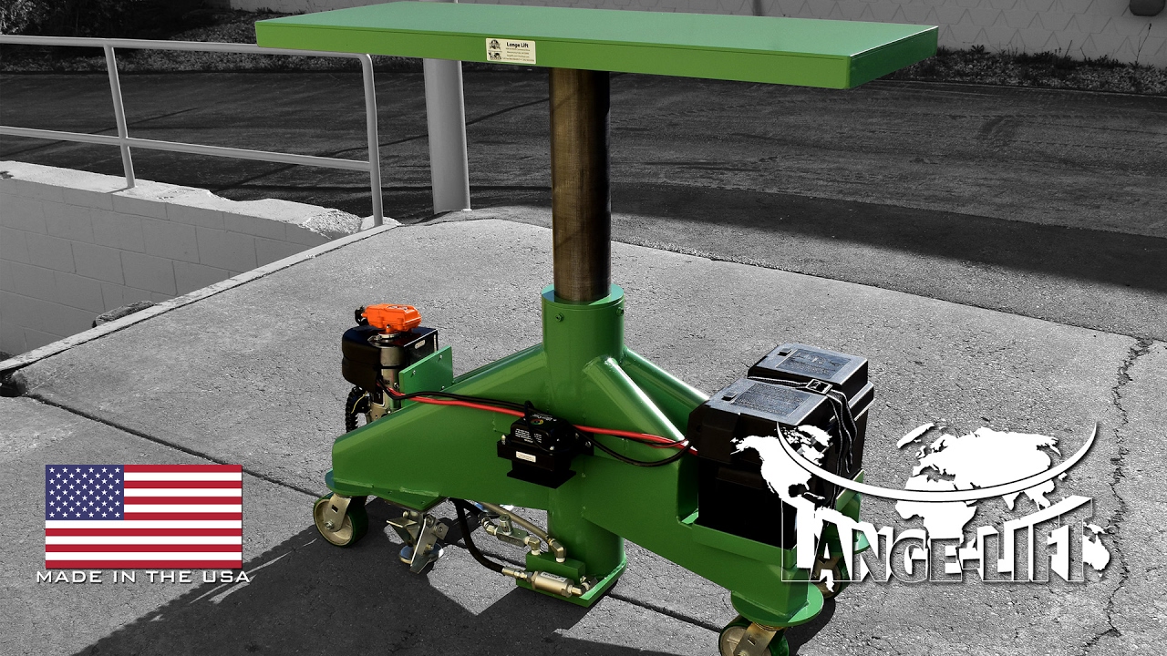 Battery Powered Lift Table | 1,000 Pound Capacity - YouTube