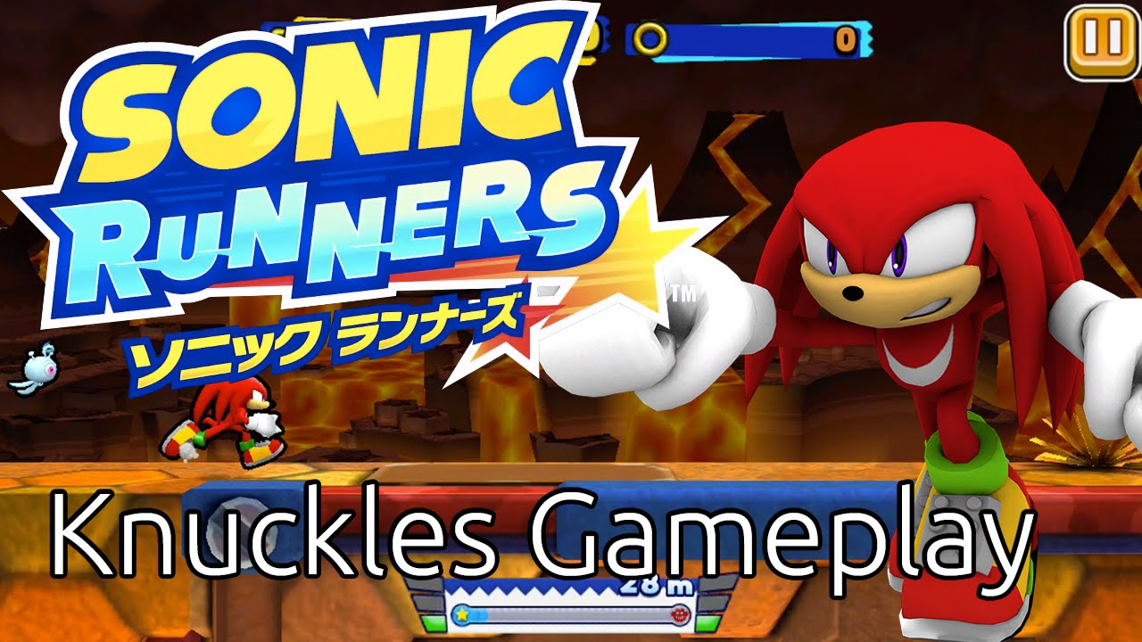 Knuckles Gameplay! | Sonic Runners (iOS) - YouTube