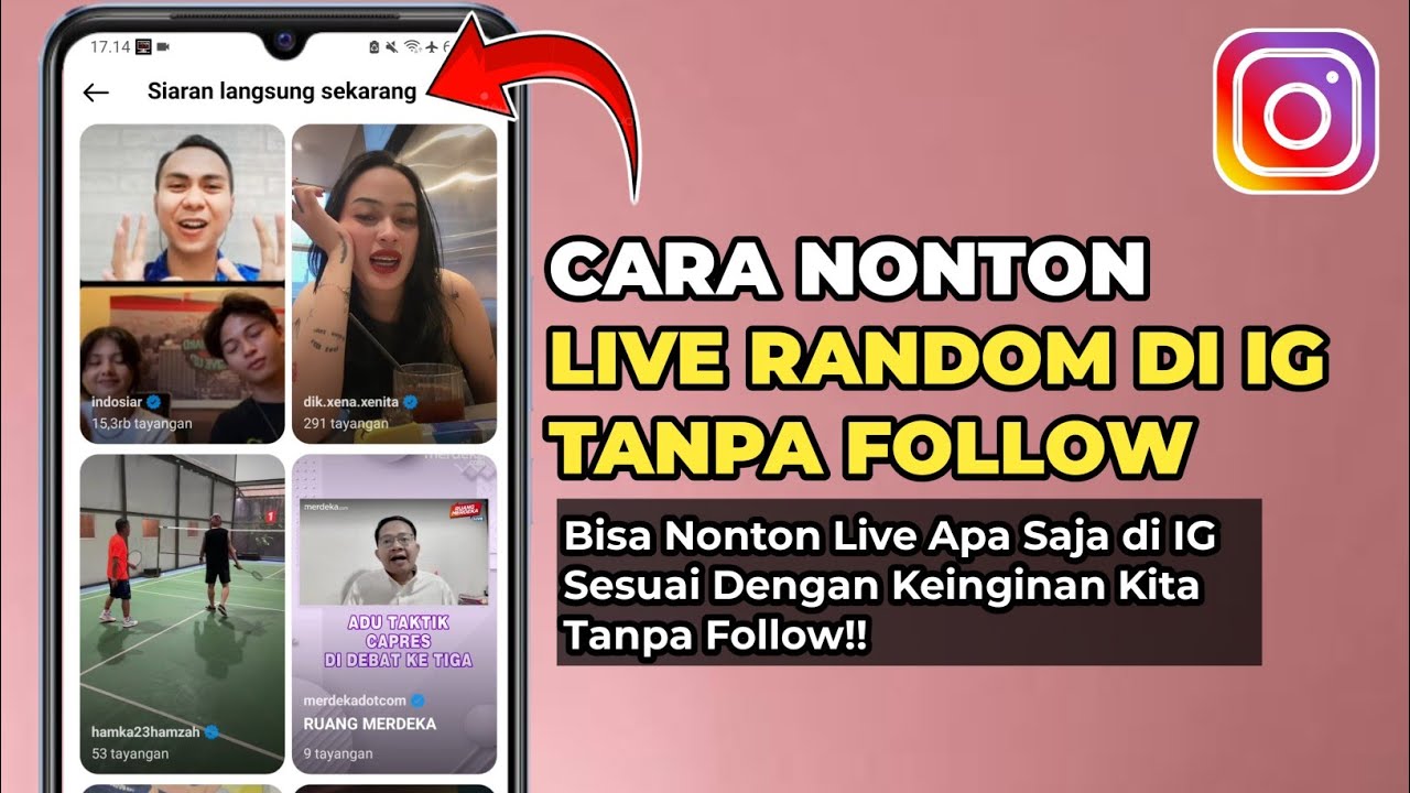 Cara Nonton Live Random di IG Terbaru 2026 Tanpa Follow - YouTube