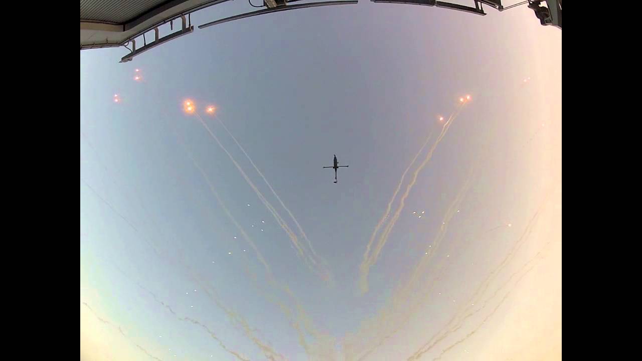 Helicopter Flare Firing - YouTube