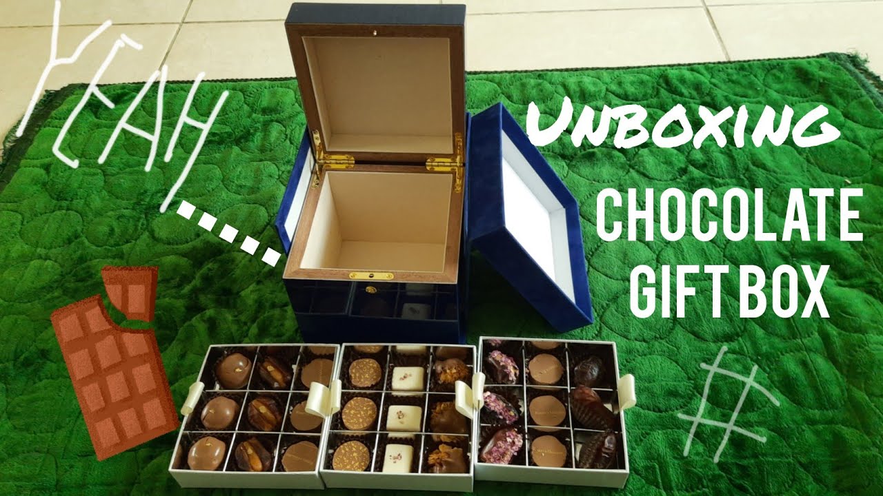 Unboxing chocolate gift box. - YouTube