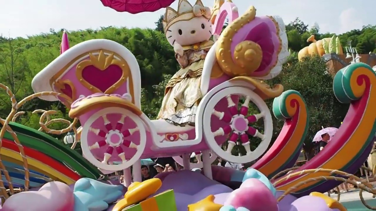 Chinese Happy Weekend Hello Kitty凯蒂猫乐园大巡游第一集Hello Kitty Park Parade in ...