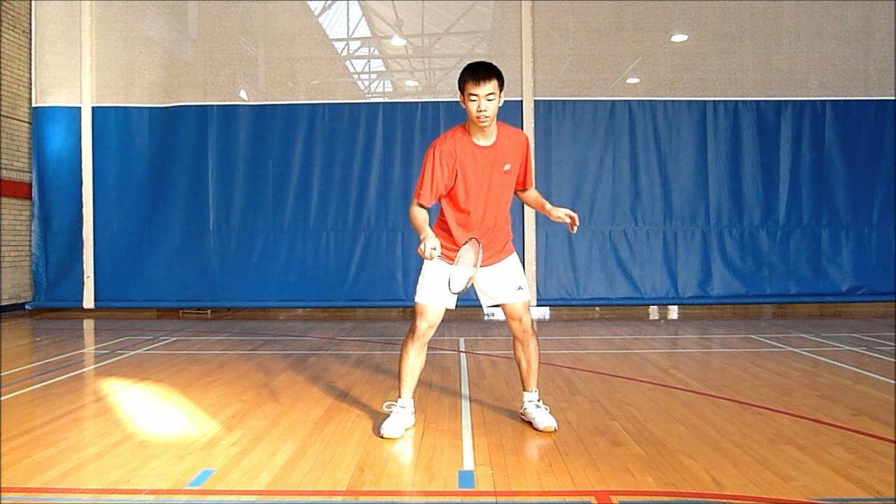 Badminton Footwork by Jimmy Lin, Part 3A: Back Court Forehand - YouTube