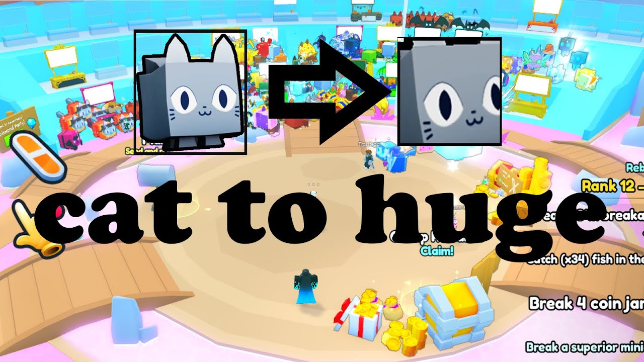 Cat to Huge! (Roblox-pet simulator 99) - YouTube
