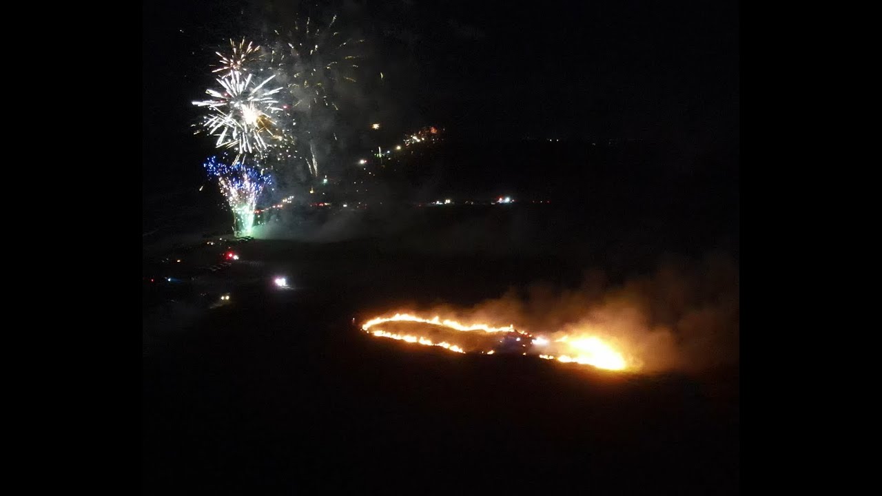 7/4/2021 Ocean Shores Dune Fire Drone Footage - YouTube