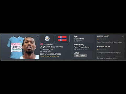 Can Jonathan Quarcoo Beat Erling Haaland? | Football Manager 2024 - YouTube