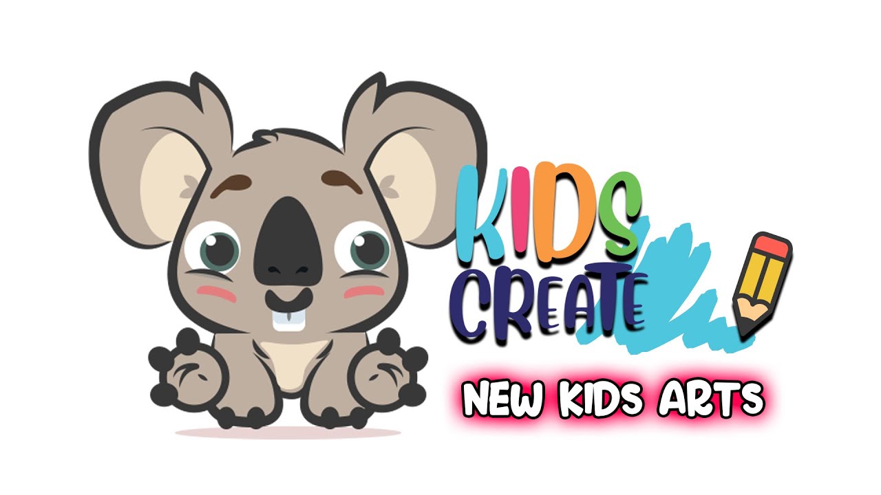 Kids drawing step by step easy (New channel intro) - YouTube