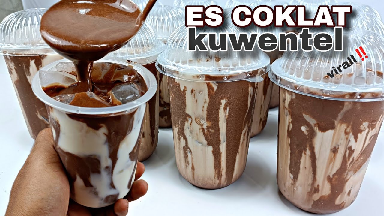 BONGKAR RESEP ES COKLAT KUWENTEL ‼️ TERNYATA MUDAH BANGET CARA BUAT'NYA ...