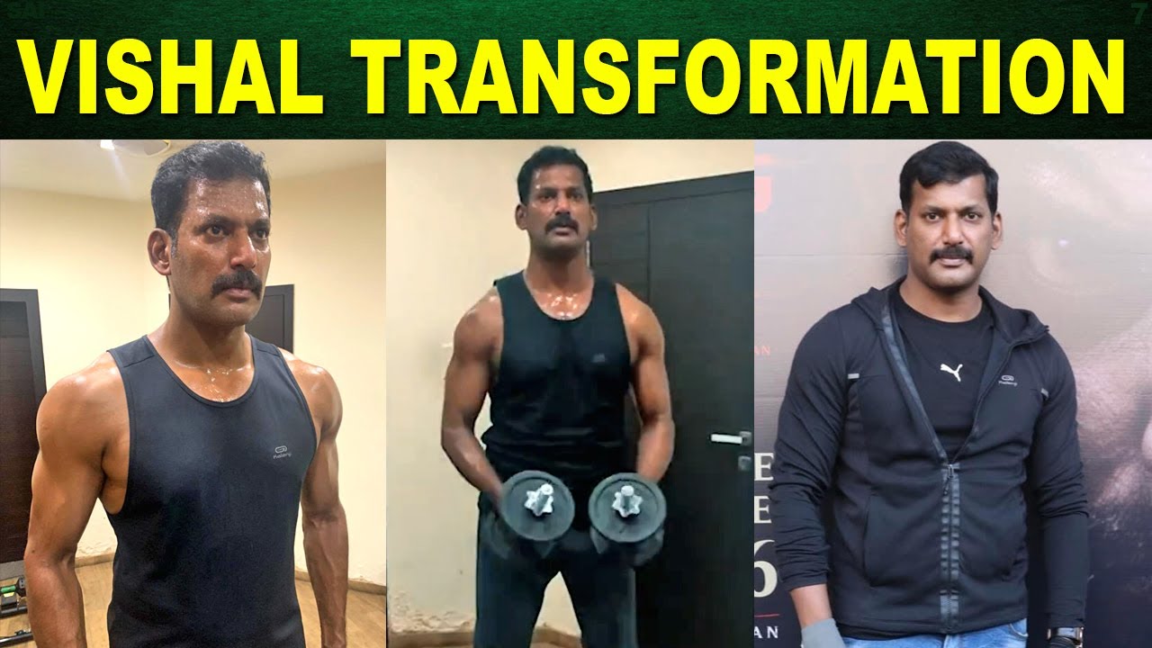 Tamil Actor Vishal Bodybuilding