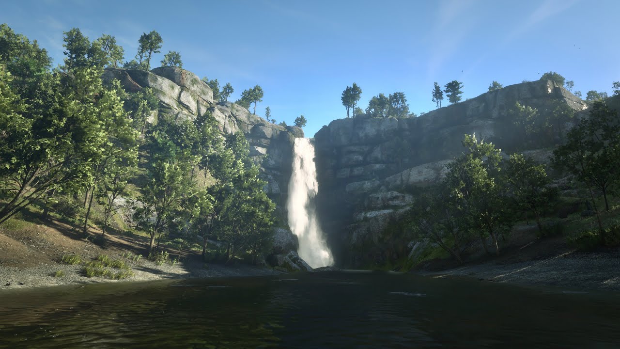 Relaxing Ambience - Brandywine Drop - Red Dead Redemption 2 (UHD) - YouTube