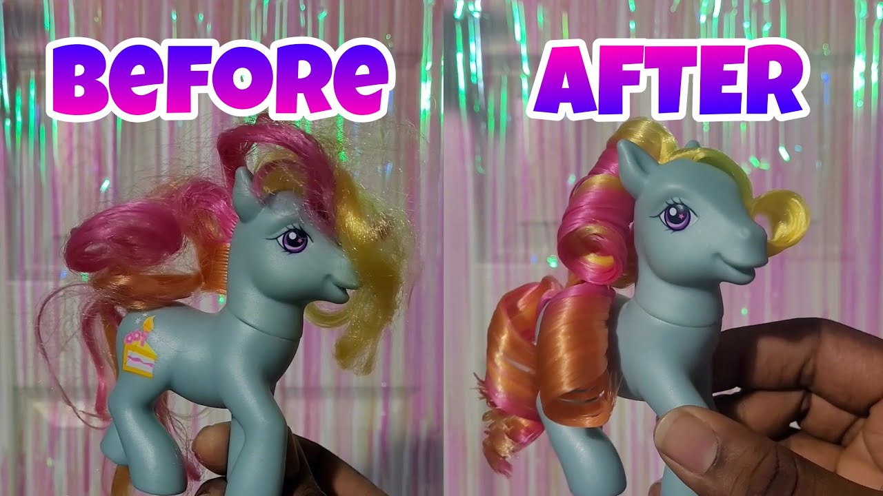 MLP G3 Doll Hair Transformation 🍰 Party Cake - YouTube