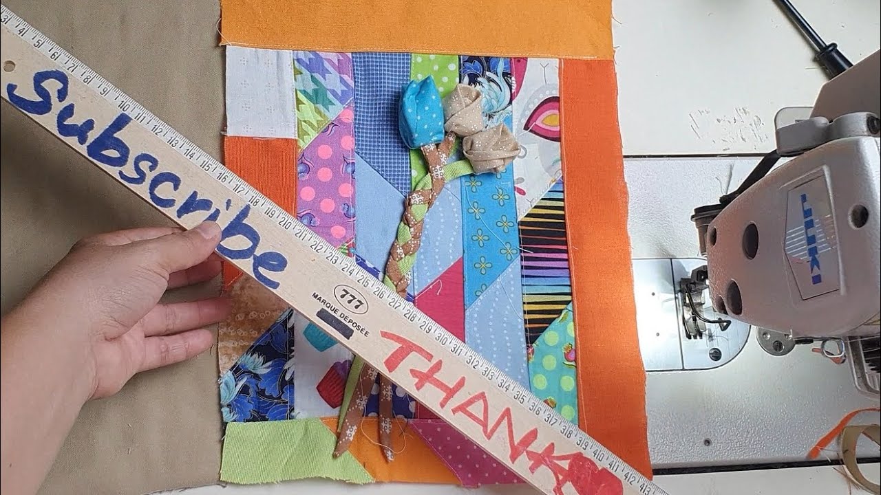 Patchwork: 2 quick ways to sew a square 🔥 tip for beginners 💃cutting and stitching - YouTube