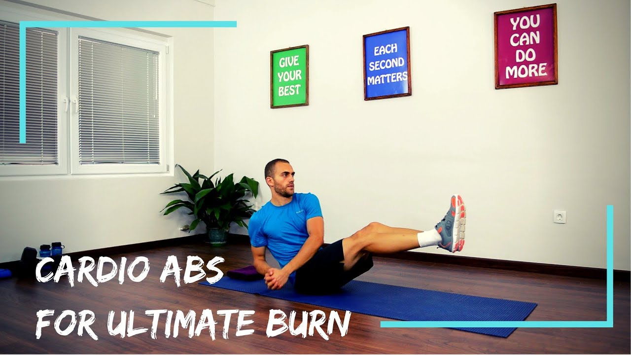 Cardio Abs Workout- Complete Abs Workout at Home (burn belly fat ...