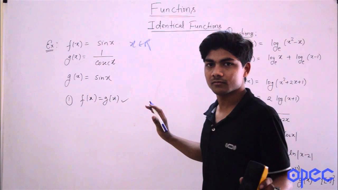 Lecture 6 (Identical Functions) - YouTube