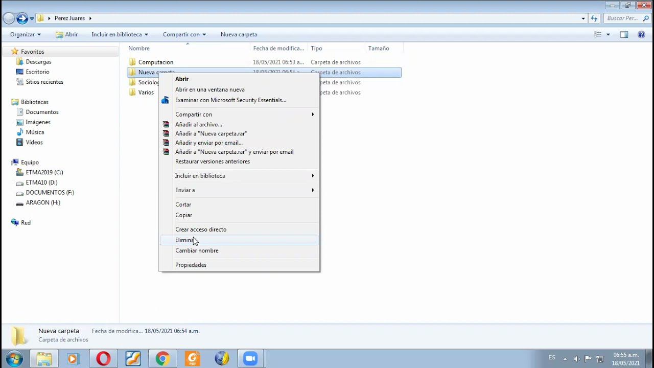 Crear Carpetas - YouTube