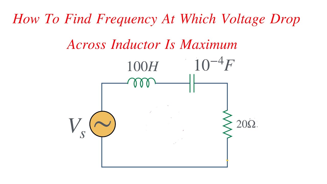 How to Find Frequency at which Voltage across Inductor is Maximum in ...