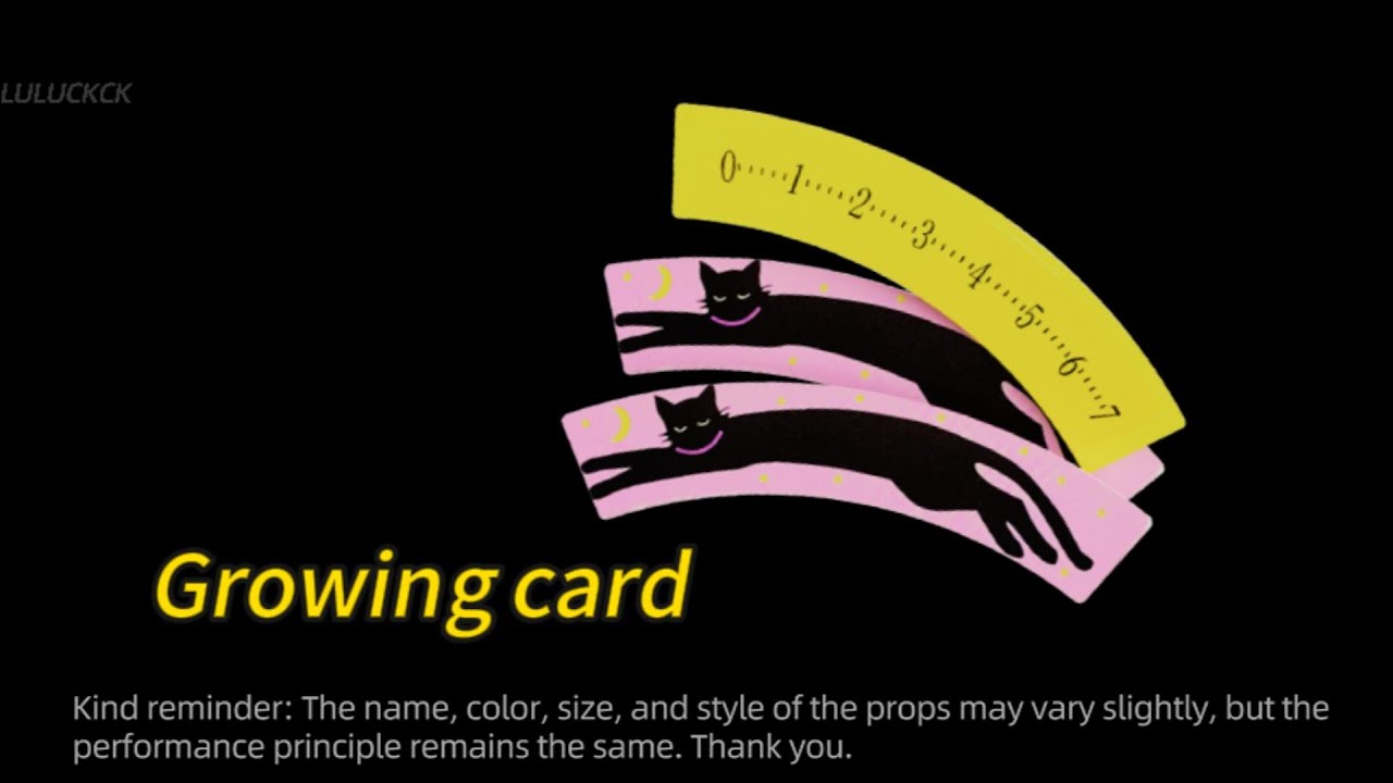 Growing card - YouTube