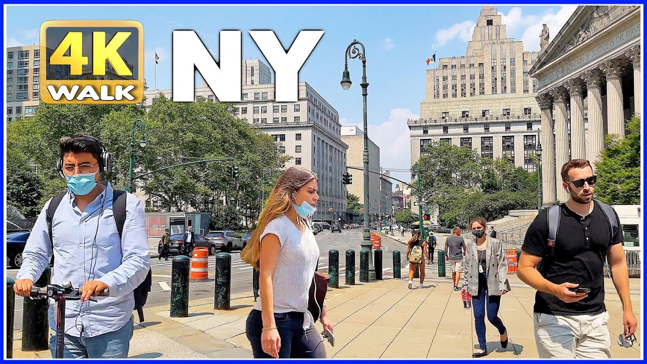 【4K】WALK New York City Hall NY USA 4k video NYC Travel vlog - YouTube