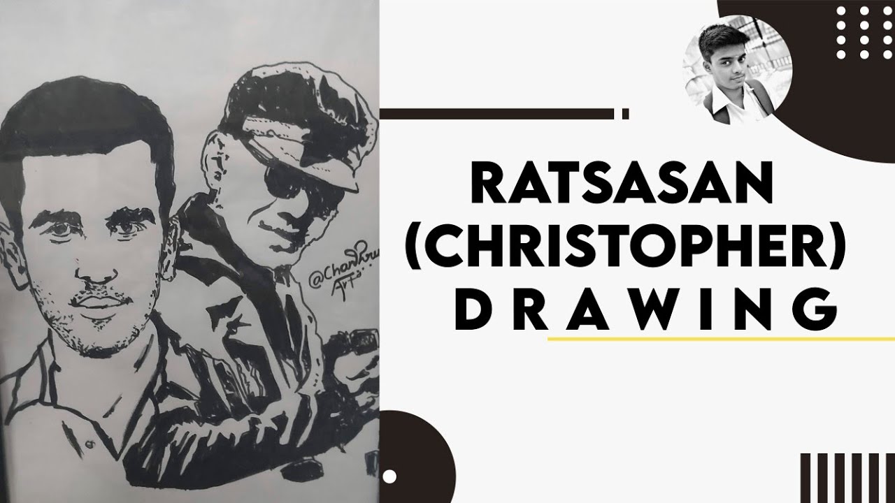 Ratchasan drawing/Ratchasan villain drawing/Saravanan naan drawing ...
