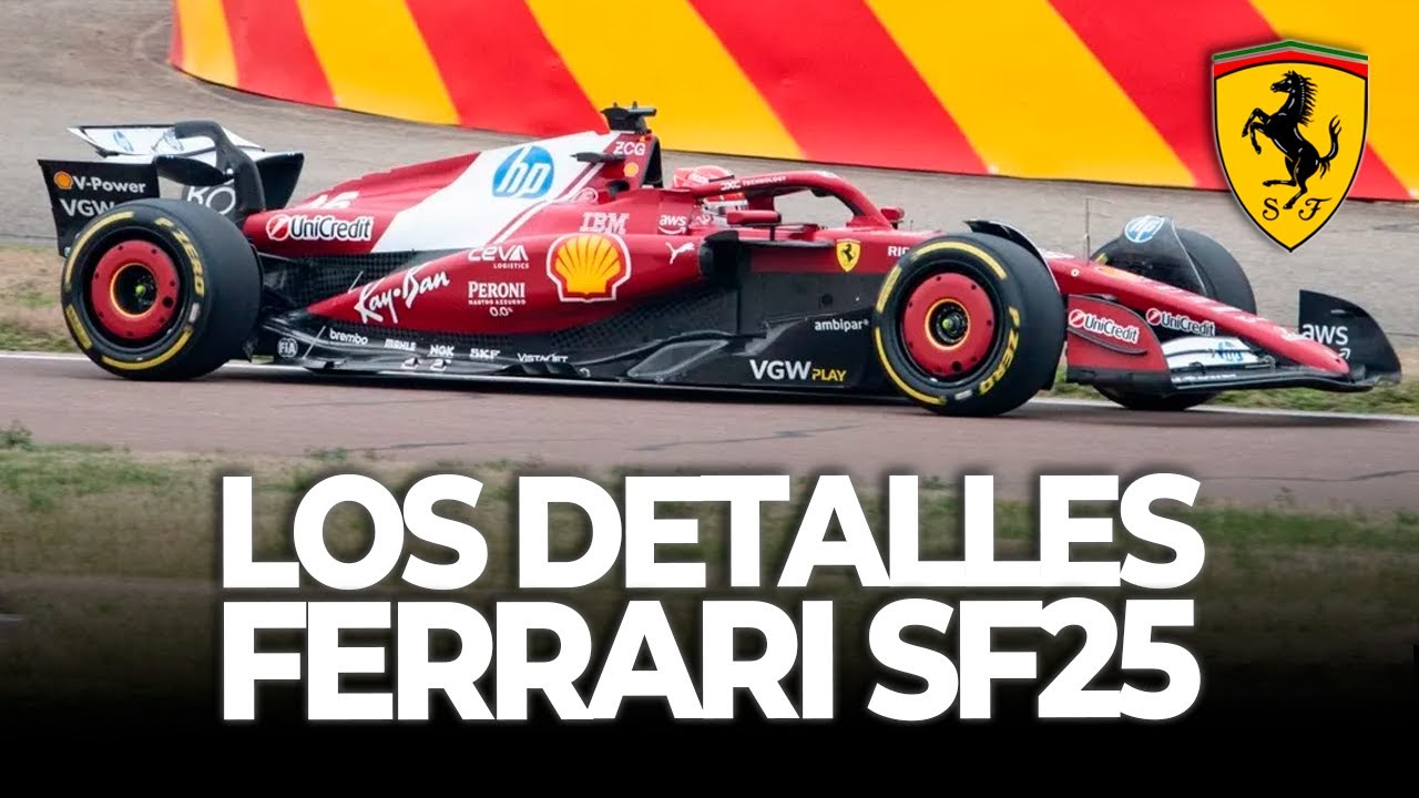 Los DETALLES del FERRARI SF25 que DEBUTÓ en FIORANO - YouTube