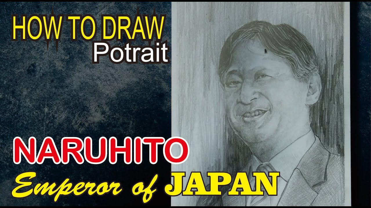 how to draw #emperor of japan #naruhito || drawing potrait naruhito ...