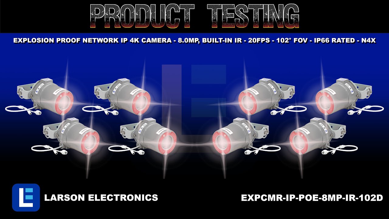 Explosion Proof Network IP 4K Camera - 8.0MP, Built-in IR - 20FPS - 102 ...
