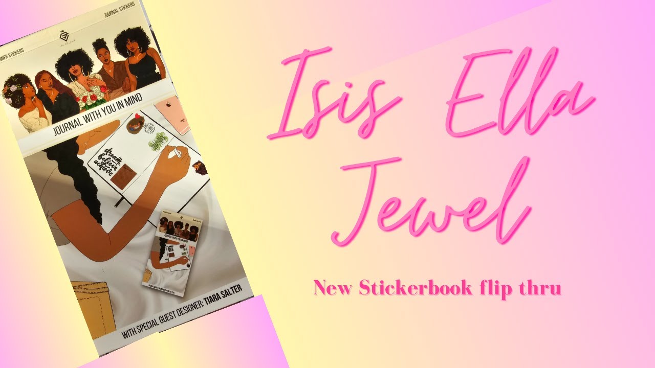 Flip thru of Isis Ella Jewels new sticker book - YouTube