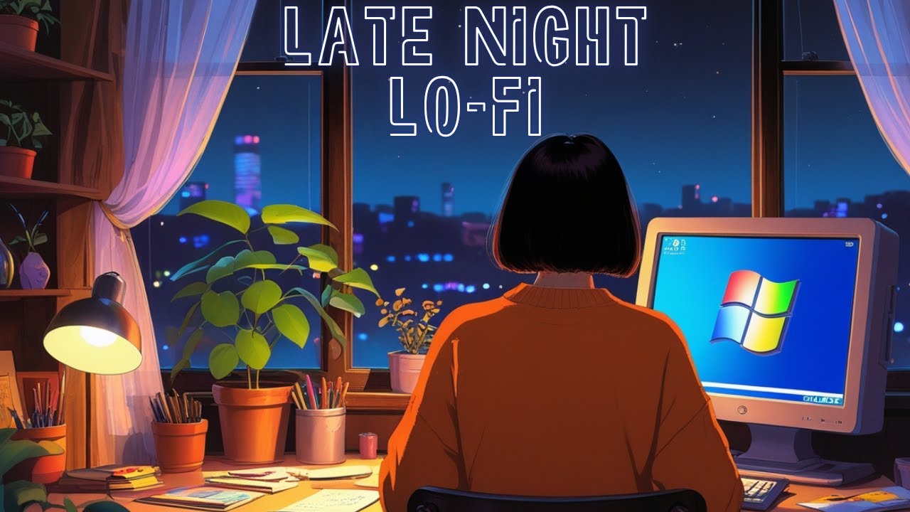 Late Night Lights & Lo-Fi Vibes – Study & Chill in Peace - YouTube