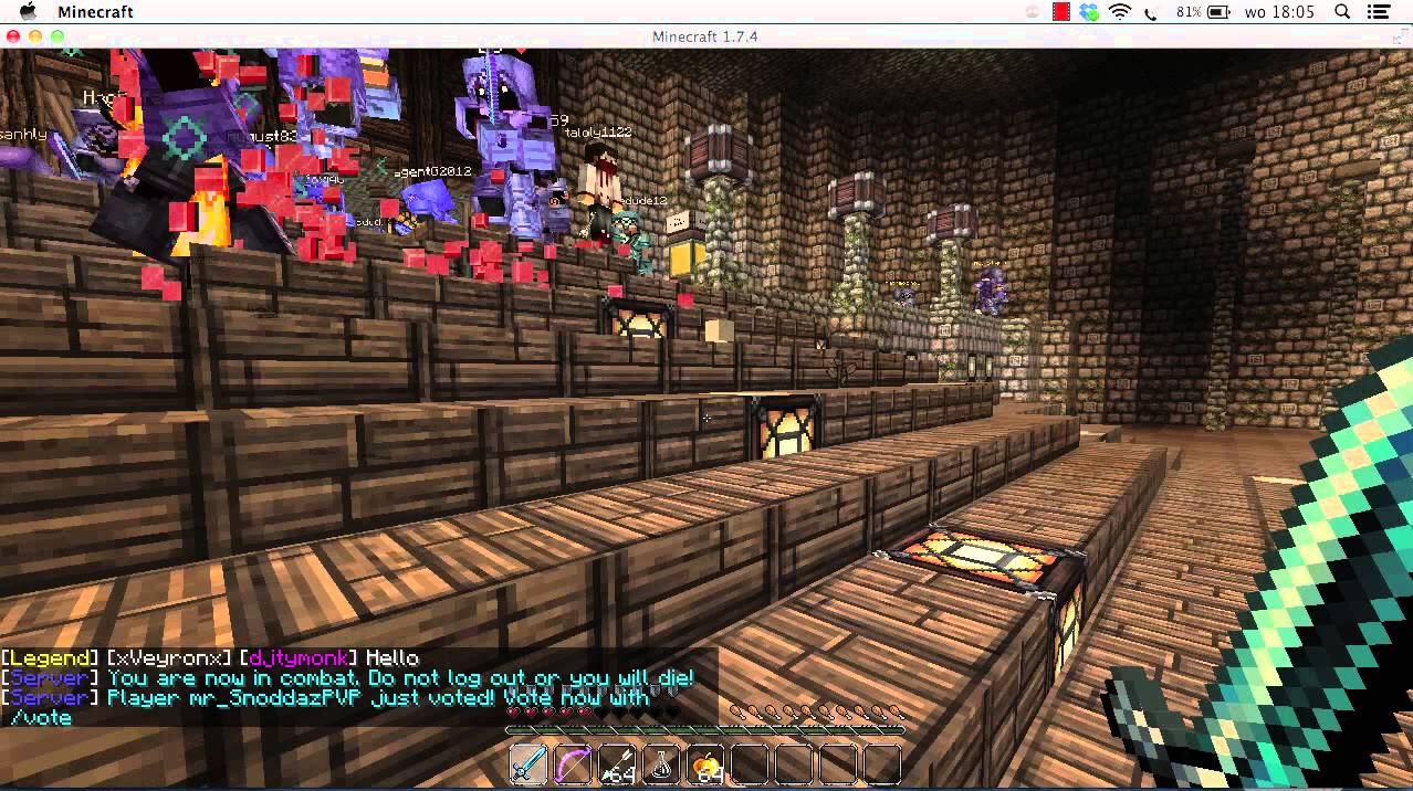 minecraft redstone pvp 2 - YouTube