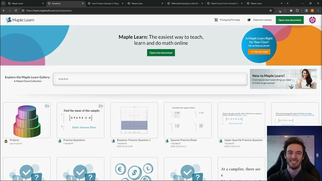 Getting Started with Maple Learn - YouTube