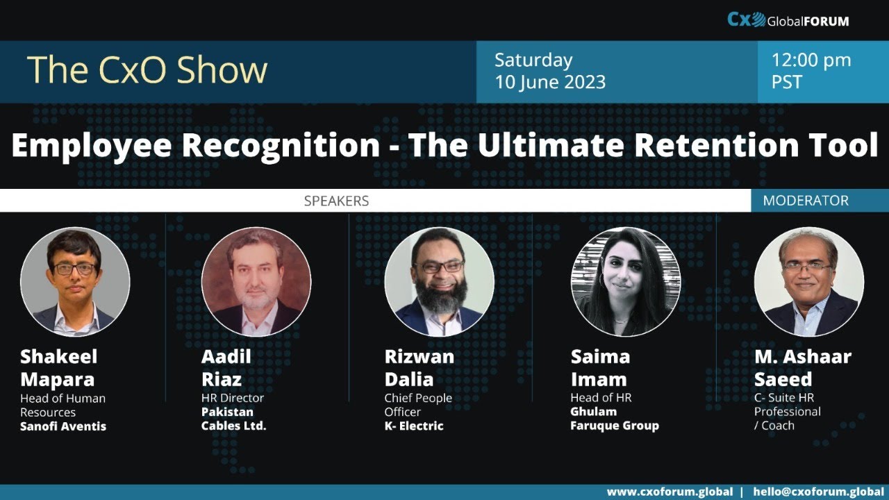 CxO Global Forum - Employee Recognition - The Ultimate Retention Tool ...