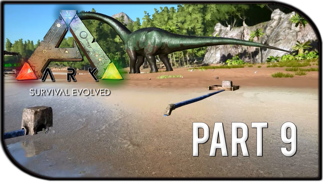 ARK: Survival Evolved Gameplay Part 9 - "Parasaur Tamed + How to Farm ...