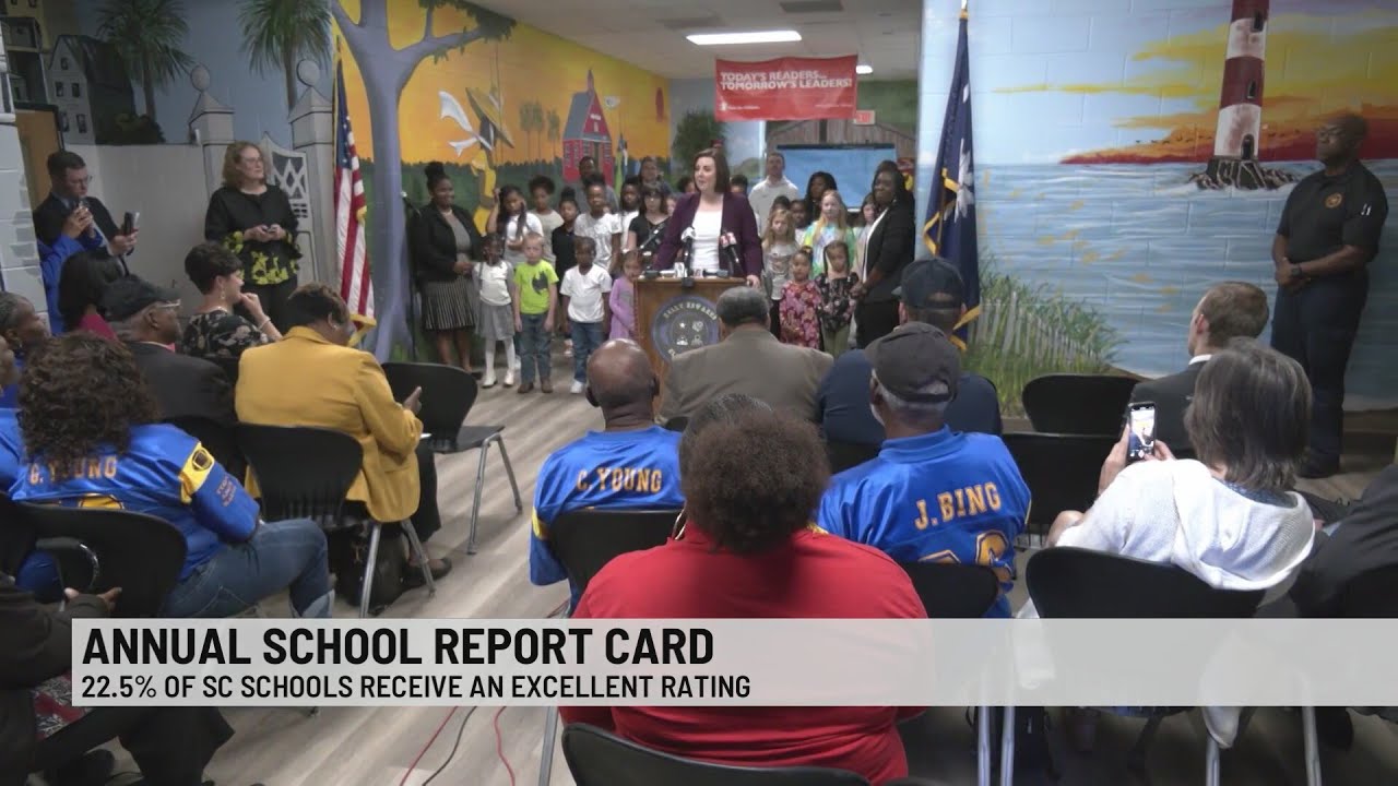 SC education leaders release latest school report cards - YouTube