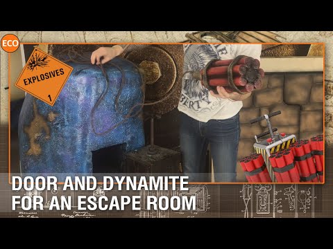 Door and Dynamite for an escape room #escaperoomelectronics #ecodecor ...