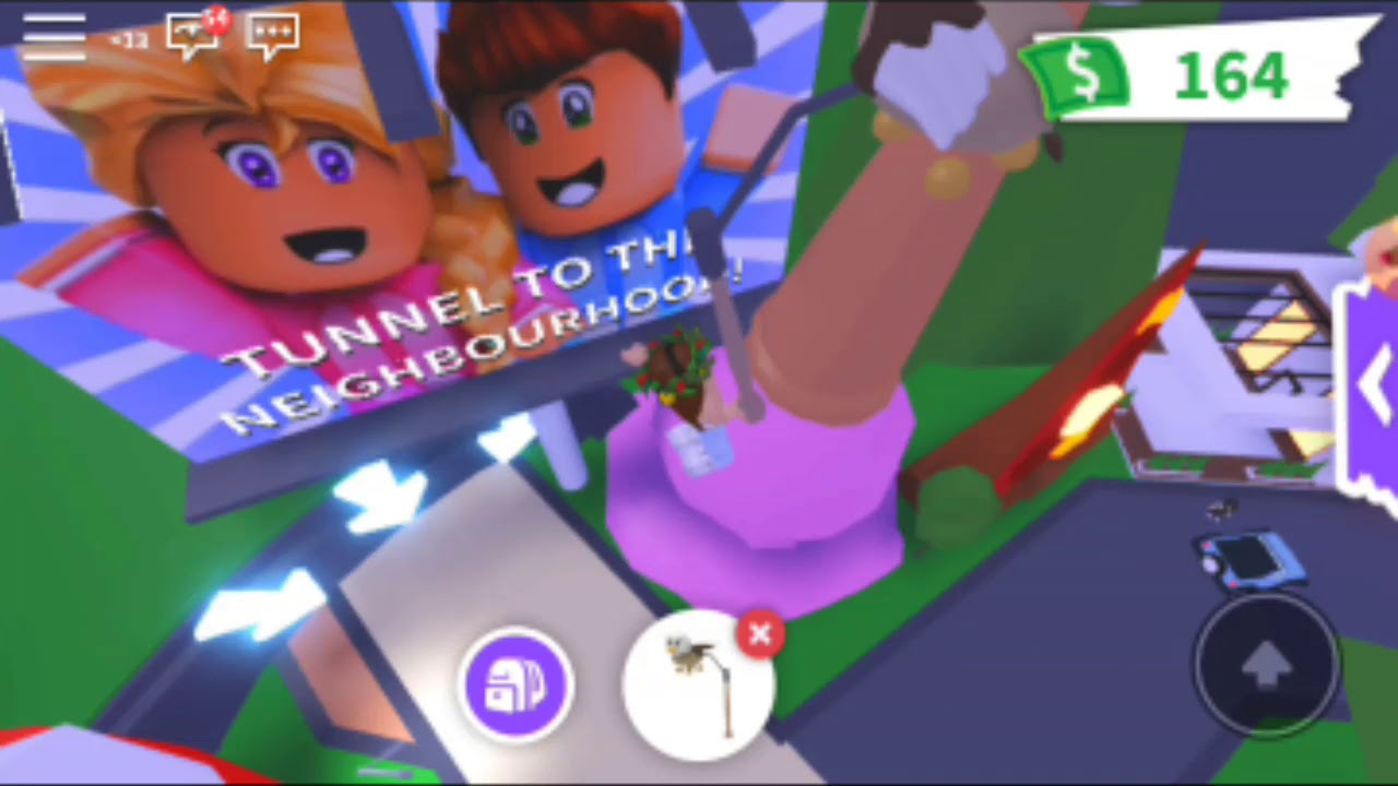 Roblox Adopt Me| I fell from a water slide!! - YouTube