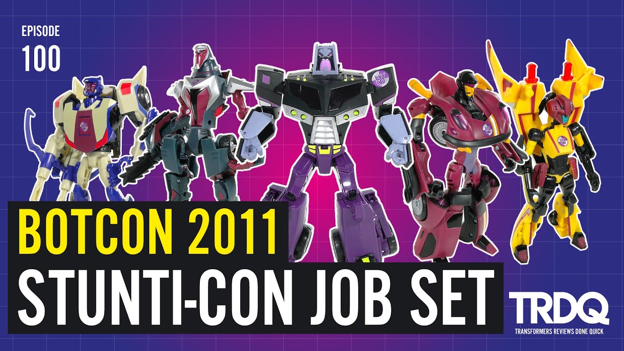 TRDQ: Botcon 2011 Stunti-con Job Set Review - YouTube