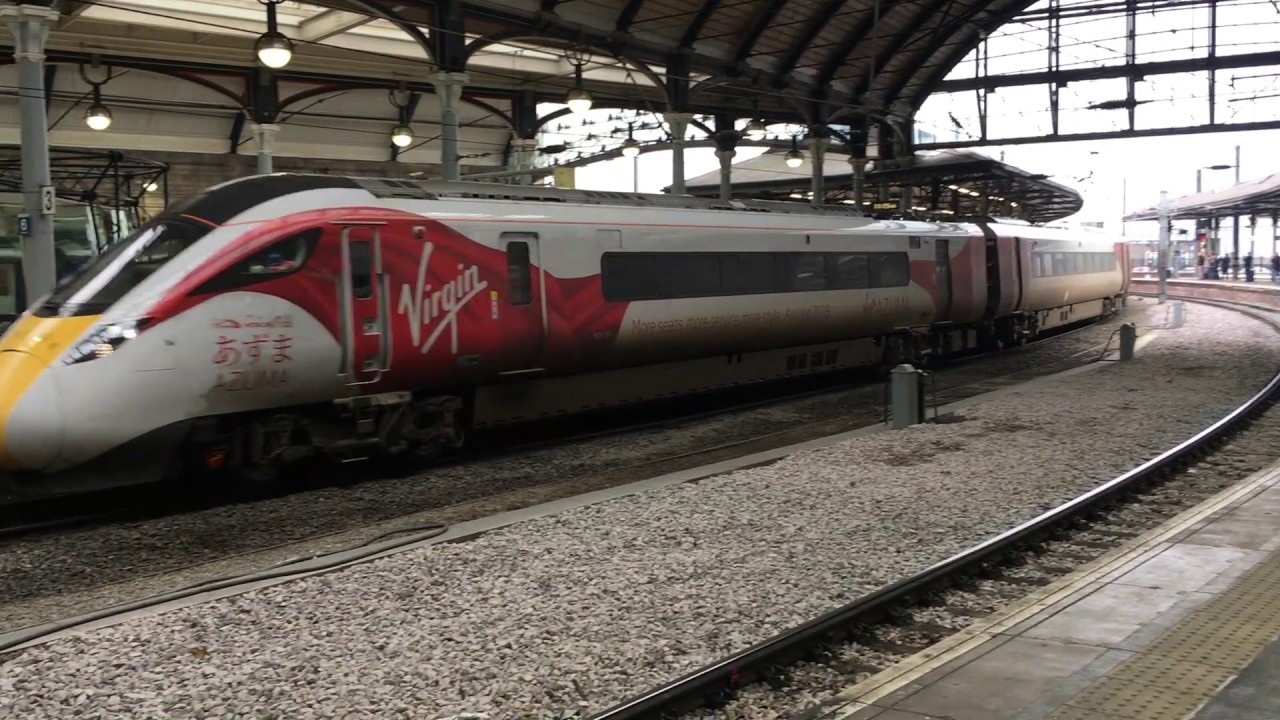 Virgin Trains East Coast Azuma Hitachi IEP 800101 on test at Newcastle ...