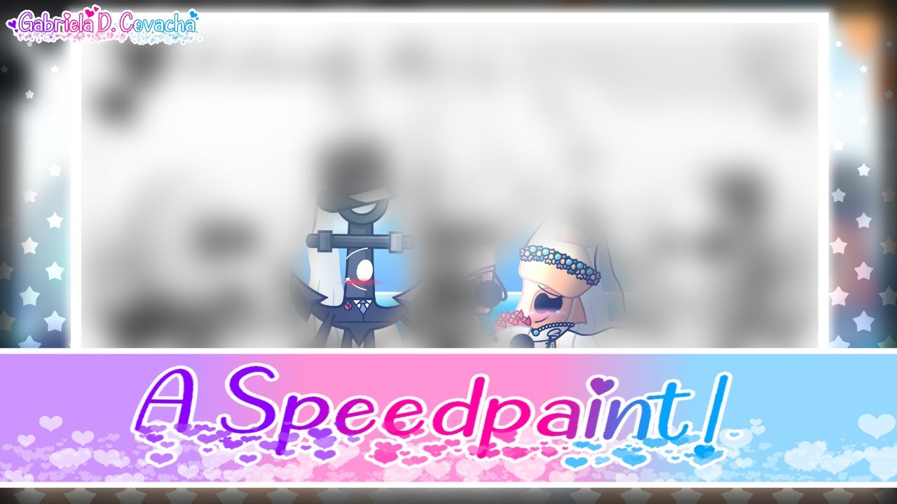 Conch Shell and Anchor's Wedding (SPEEDPAINT!) - YouTube