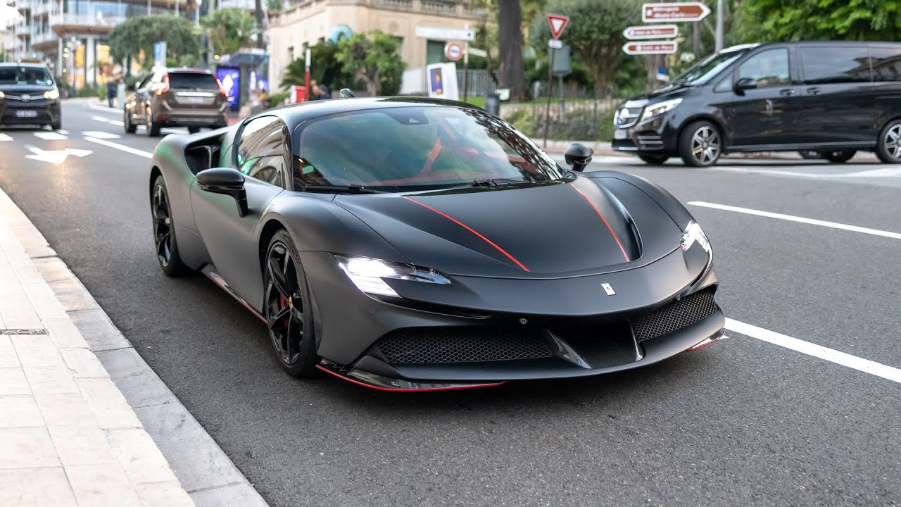 GMK's Ferrari SF90 Stradale - Acceleration Sounds & Driving in Monaco ...