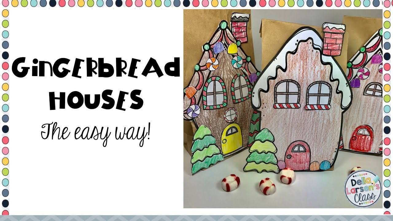 Making a Gingerbread house.... the easy Way - YouTube